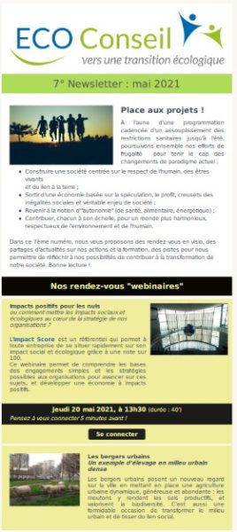 Découvrez nos newsletters ! | ECO-Conseil